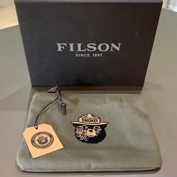 Filson | Bags | Filson Smokey Bear Twill Pouch Green Usfs New | Poshmark